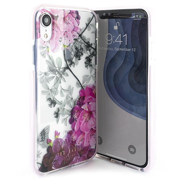Чехол Ted Baker Anti Shock Case Babylon Nickel для iPhone XR рисунок ...